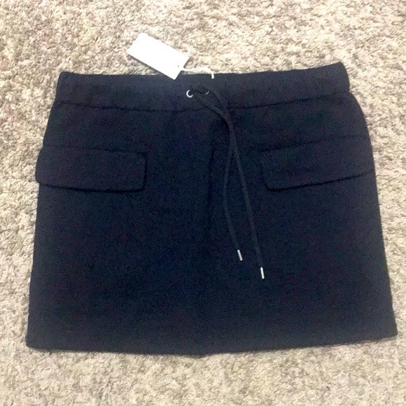 COS | Skirts | Cos Drawstring Navy Skirt With 2 Front Flap Pockets ...